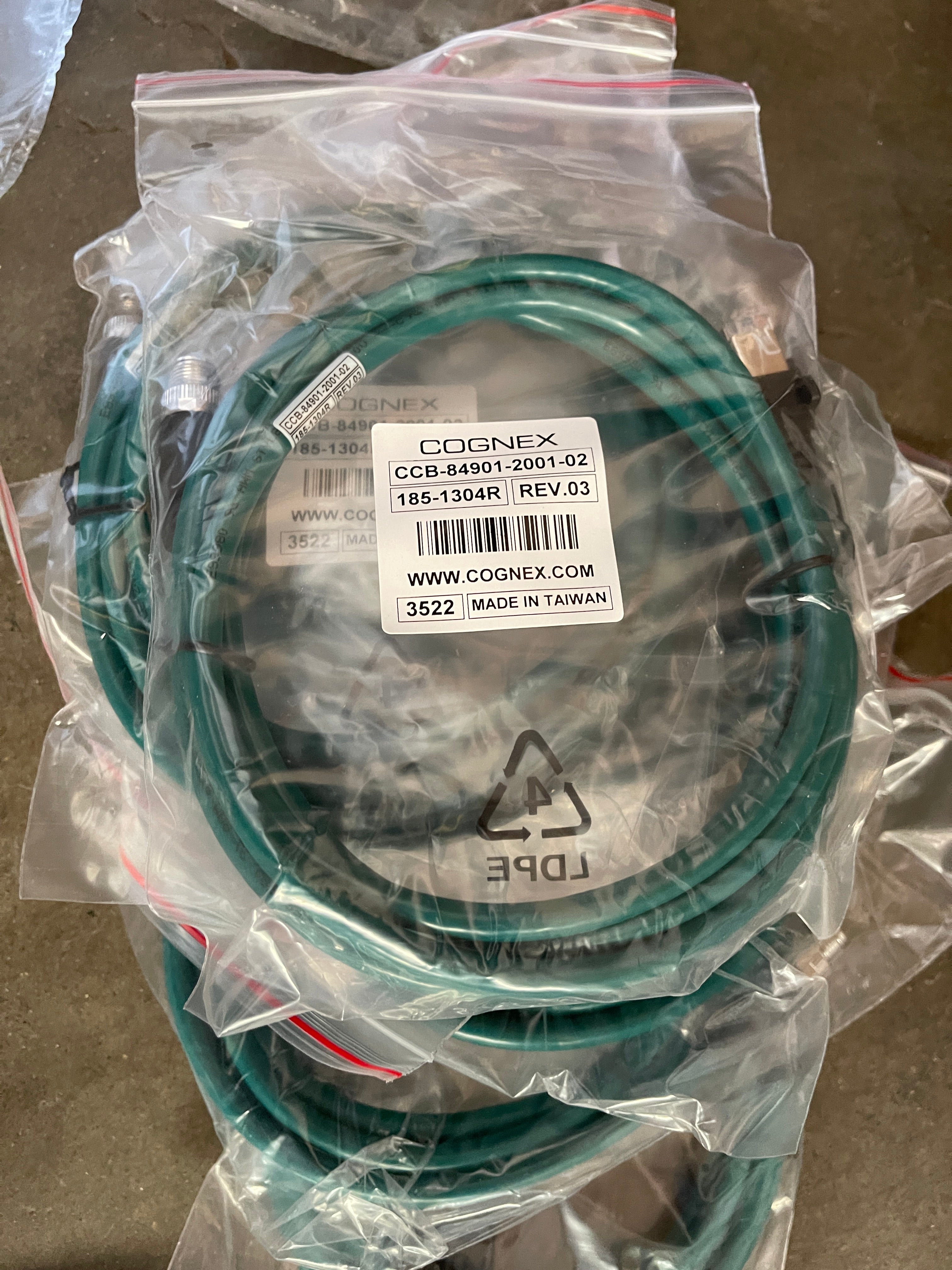 COGNEX CCB-84901-2001-02 185-1304RX CODE M12X8 TO RJ45 CABLE – Big ...